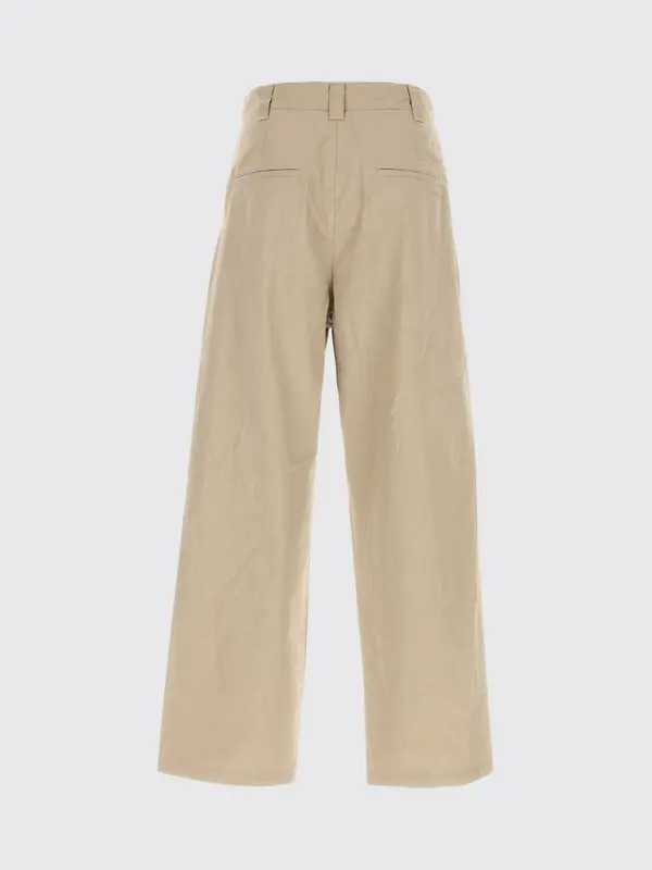 A.p.c. Ricky Pleated Wide-leg Cotton Trousers - Beige