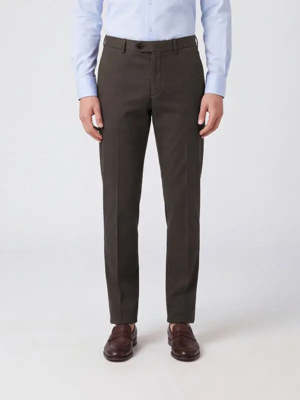 Brunello Cucinelli Slim Fit Chinos - Brown