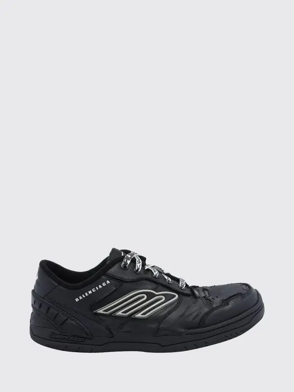 Balenciaga Leather Lace-up Sneakers