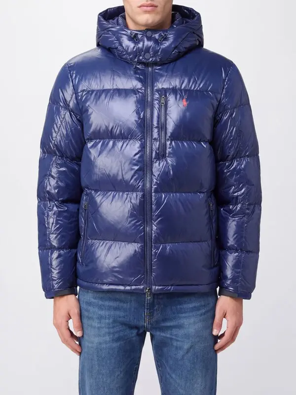 Polo Ralph Lauren Gorham Hooded Quilted Down Jacket In Recycled Nylon