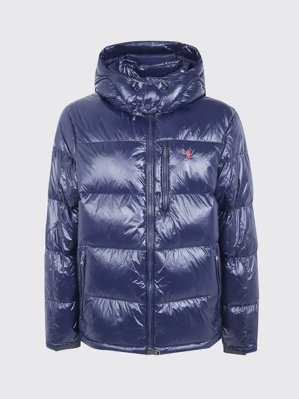 Polo Ralph Lauren Gorham Hooded Quilted Down Jacket In Recycled Nylon