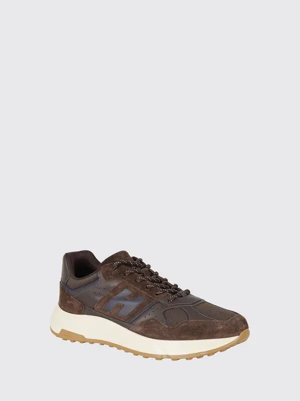 Hogan H" Logo Sneakers - Brown
