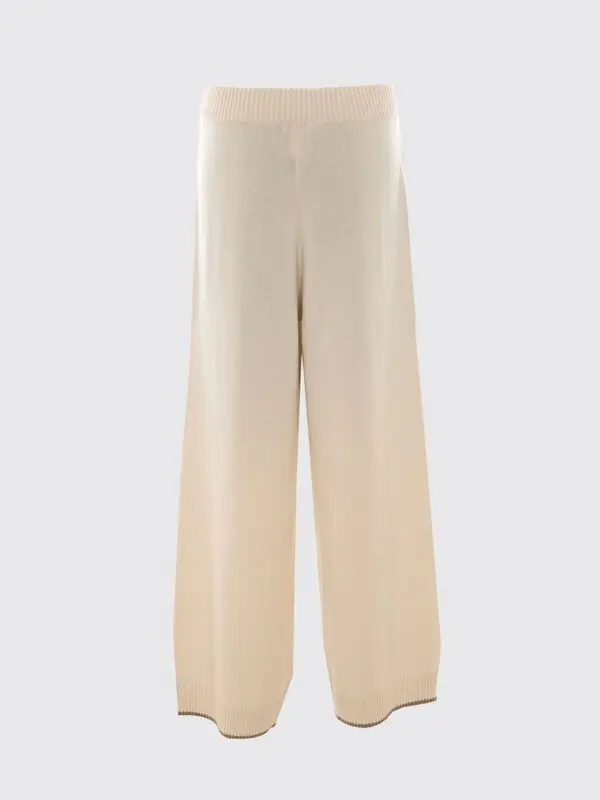 Brunello Cucinelli Wide-leg Knit Cashmere Trousers