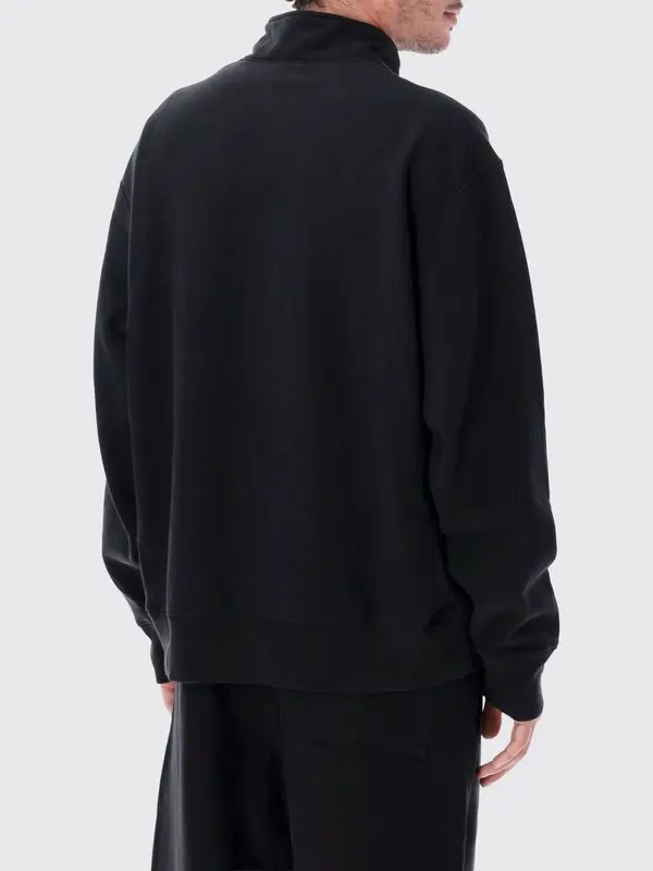 Champion Half-zip Stand Collar Sweatshirt - Black
