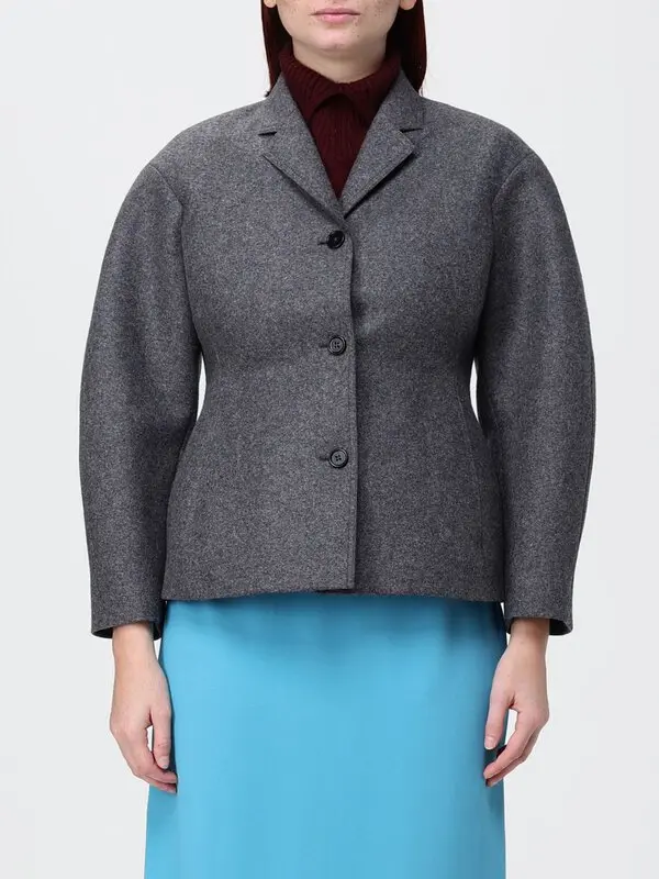 JIL SANDER Wool Blazer - Charcoal