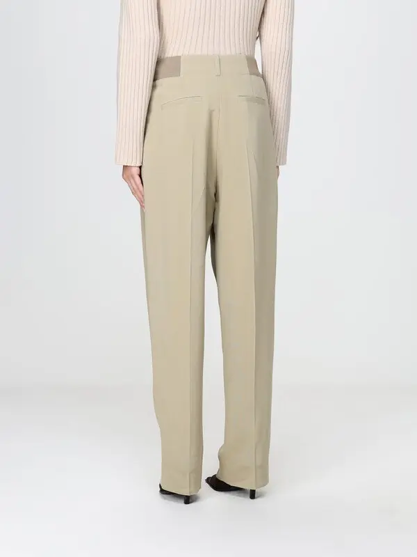 Victoria Beckham Tailored Wide Leg Trousers - Grey