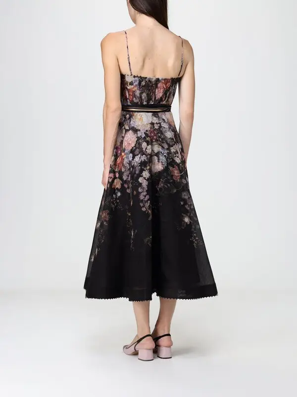 Zimmermann Floral Print Midi Dress