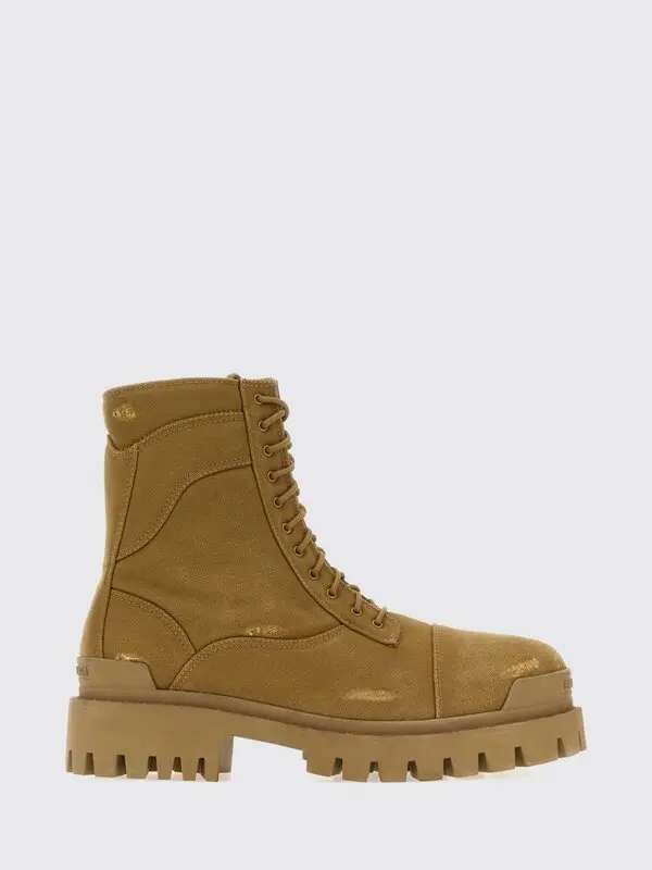 Balenciaga Combat Boots - Brown