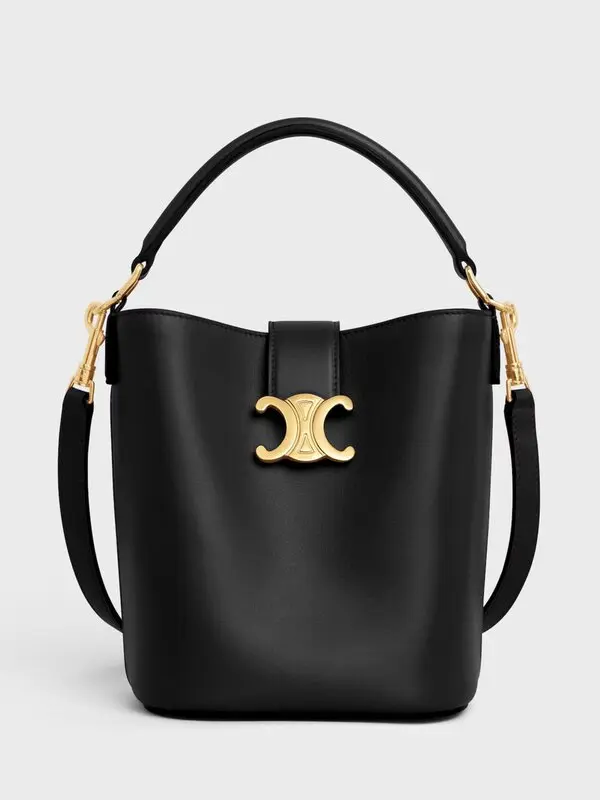 Celine Bucket Bag With Triomphe Clasp