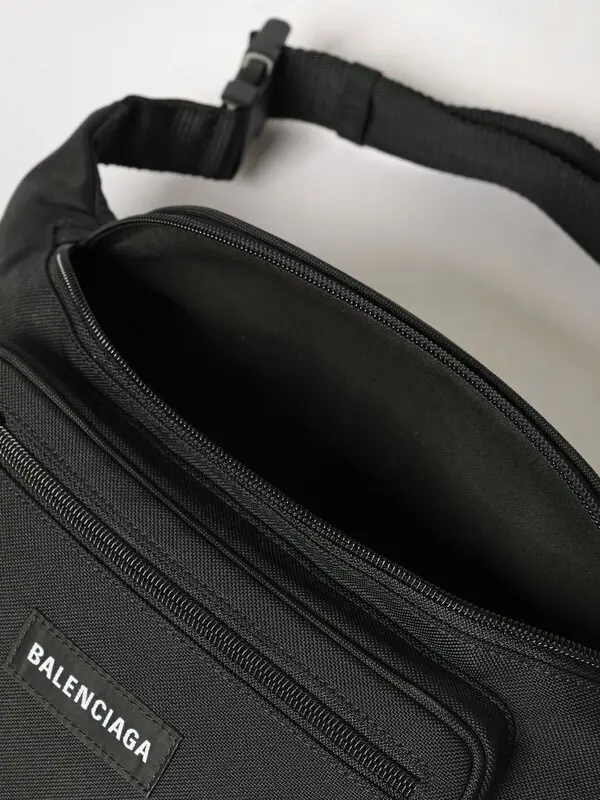 Balenciaga Explorer Bum Bag In Nylon With Applied Logo And Adjustable Strap