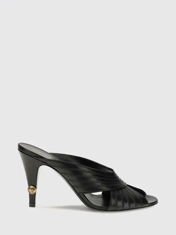 Versace Heeled Sandal - Black