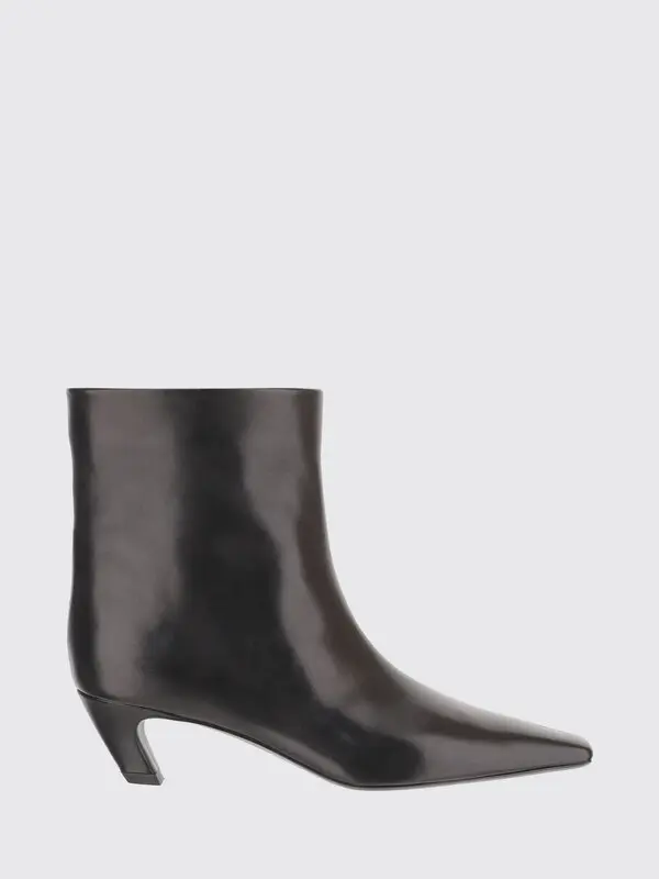 Khaite Arizona Low-heeled Calfskin Ankle Boots