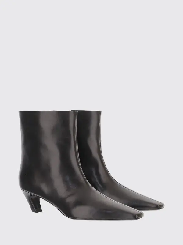 Khaite Arizona Low-heeled Calfskin Ankle Boots