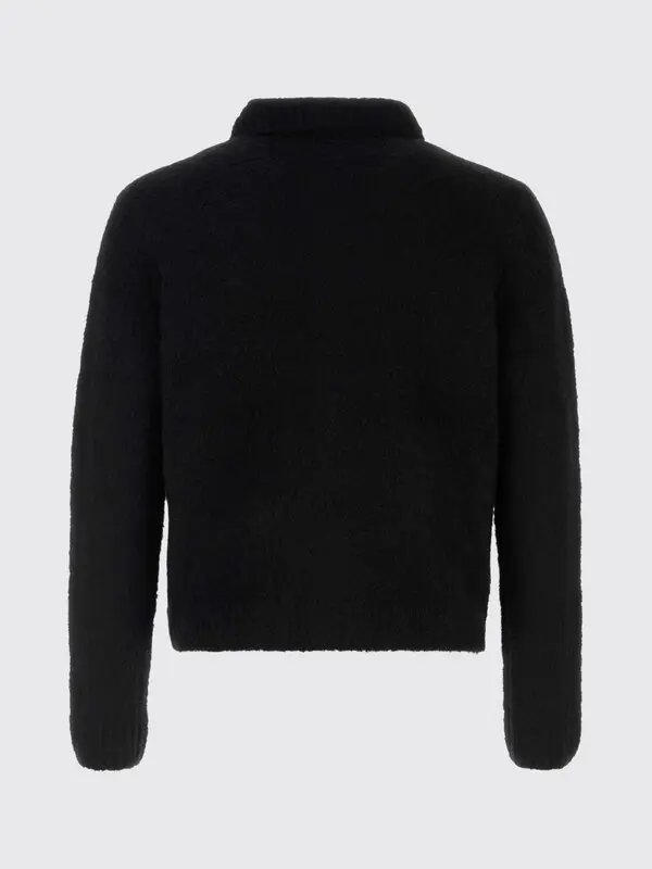 Dries Van Noten Polo-style Alpaca And Merino Wool Blend Cardigan