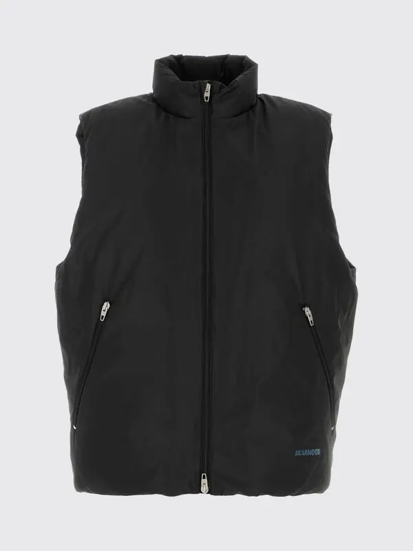 JIL SANDER Ghost Capsule Padded Nylon High Neck Gilet