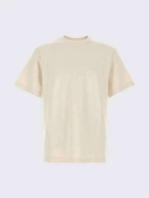 THE ROW Short-sleeved Cotton T-shirt With Crew Neck And Dropped Shoulders