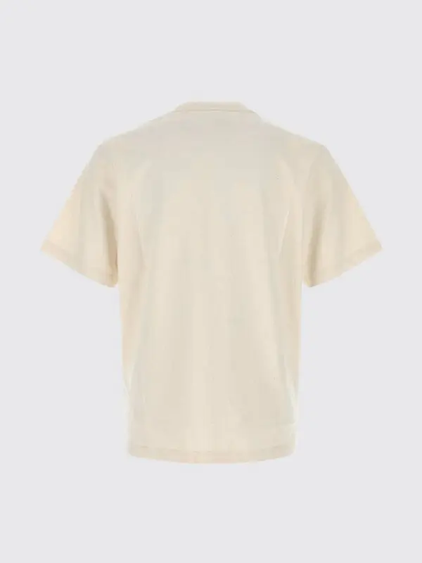 THE ROW Short-sleeved Cotton T-shirt With Crew Neck And Dropped Shoulders
