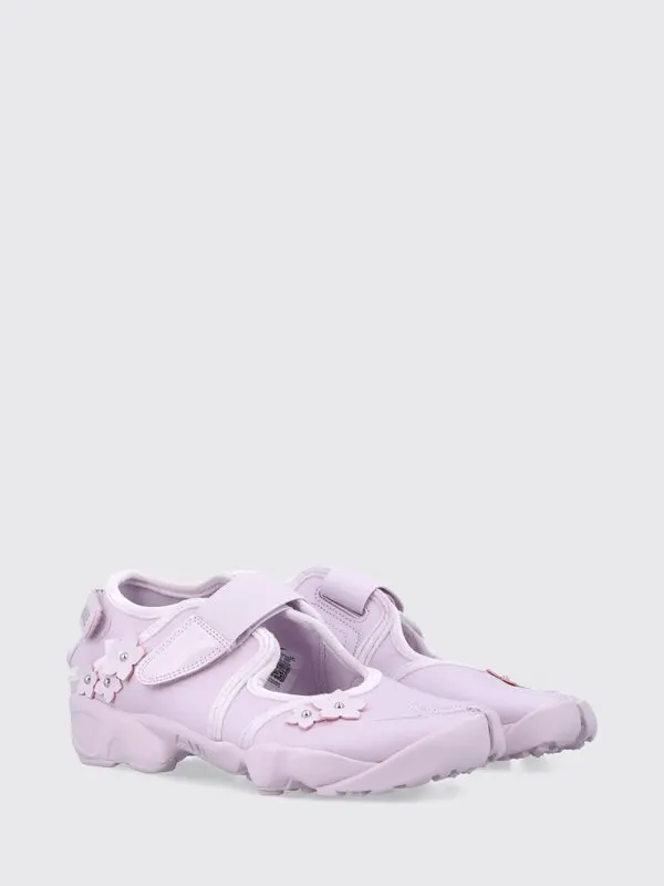 Nike Rift Tabi Toe Sneakers With Floral Embroidery - Lilac