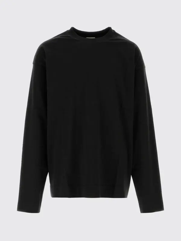Dries Van Noten Relaxed Fit Long-sleeved Cotton T-shirt - Black