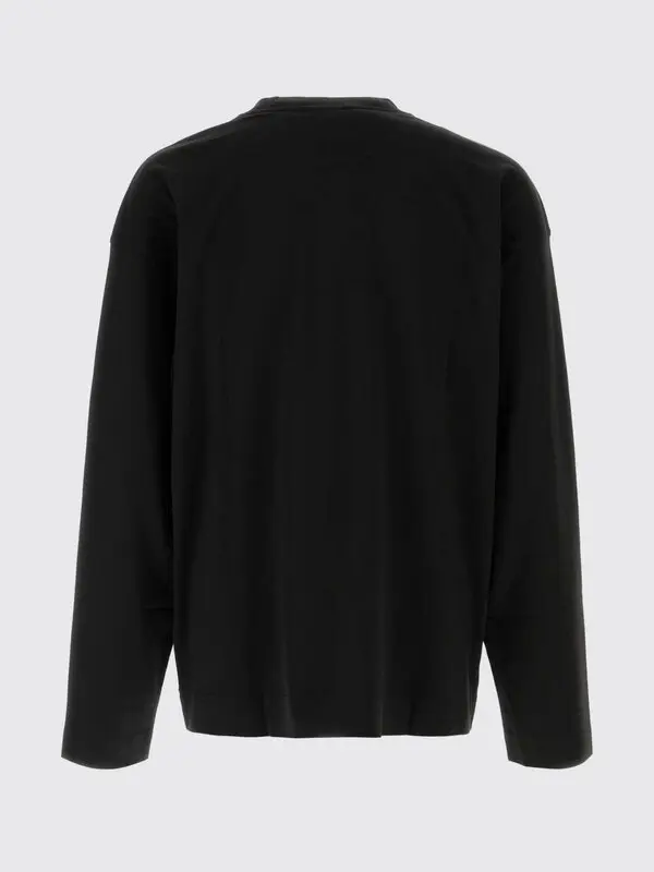 Dries Van Noten Relaxed Fit Long-sleeved Cotton T-shirt - Black