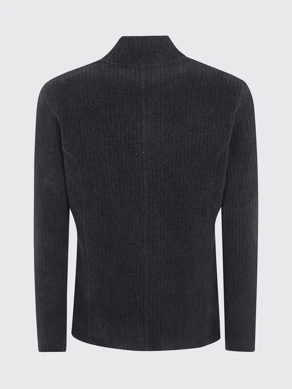 Emporio Armani Slim Fit Pleated Jacket With High Neck