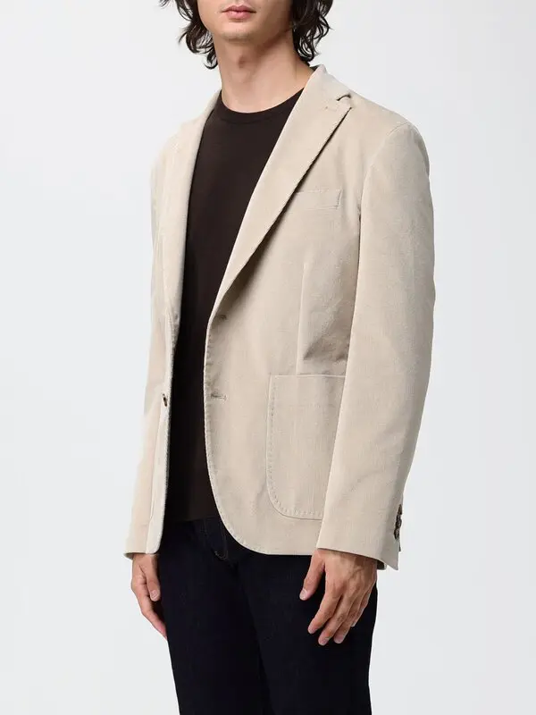 BROOKSFIELD Single-breasted Stretch-cotton Corduroy Blazer With Patch Pockets