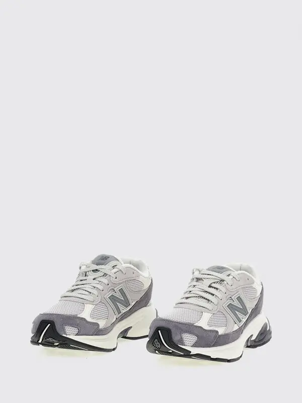 NEW BALANCE Suede And Mesh Trainers With Abzorb Midsole - Grey