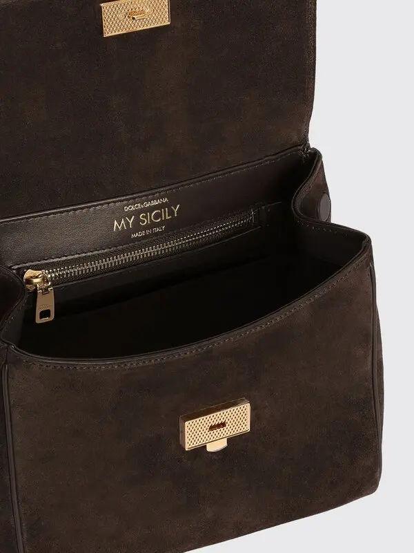 Dolce & Gabbana Suede Shoulder Bag