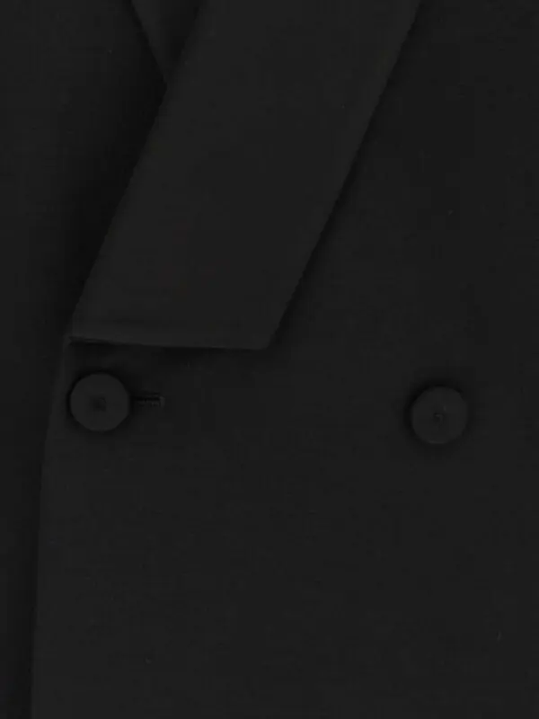 Alexander McQueen Wool Double-breasted Tuxedo Blazer With Satin Shawl Collar
