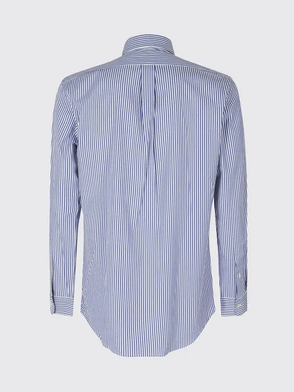 Polo Ralph Lauren Slim Fit Striped Stretch-cotton Shirt With Pony Logo - Blue 3