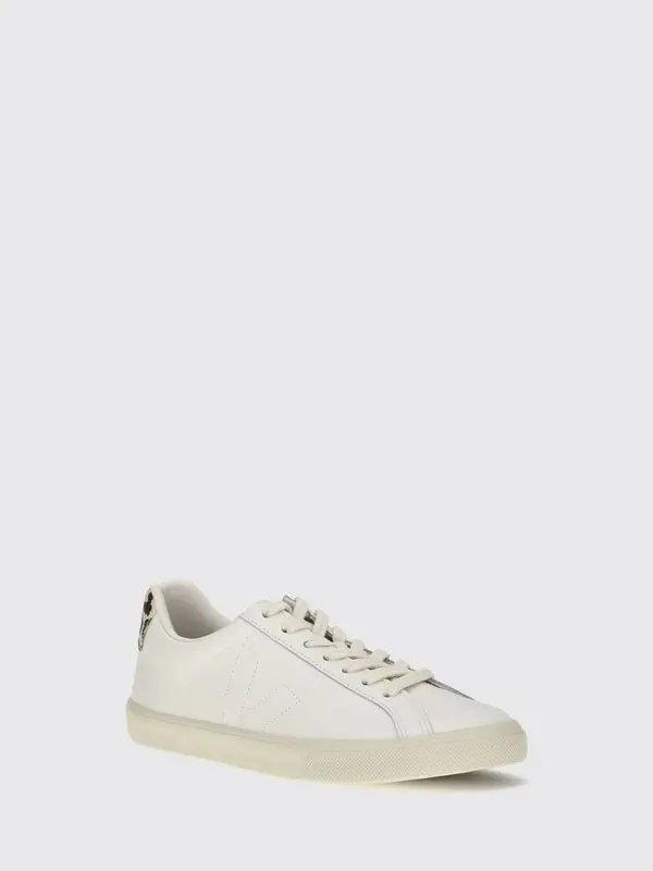 VEJA Esplar Low-top Leather Sneakers With Animal Print Detail
