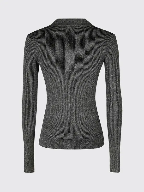 ROBERTO COLLINA Ribbed Knit Polo Shirt