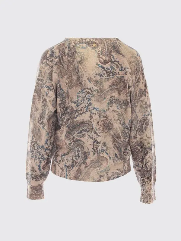 Liu Jo Paisley V-neck Sweater