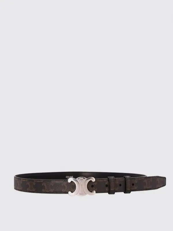 Celine Triomphe Belt - Black