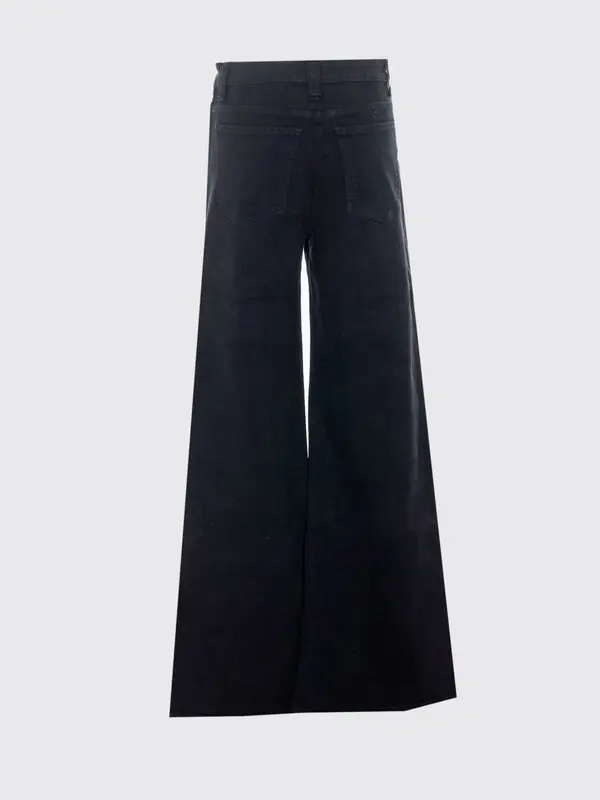 Khaite Dane High-waisted Wide-leg Jeans - Black