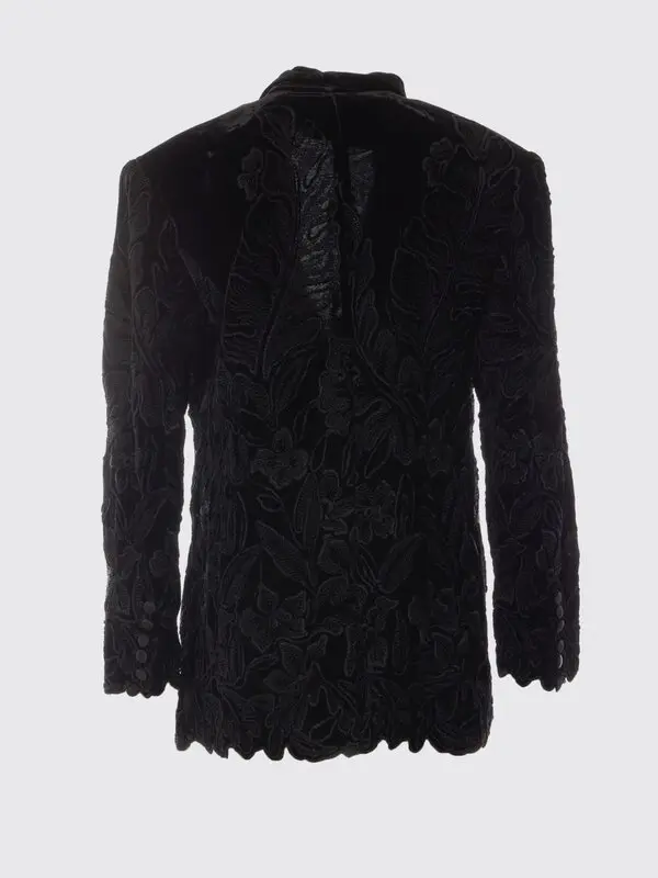 Balmain Embroidered Velvet Blazer