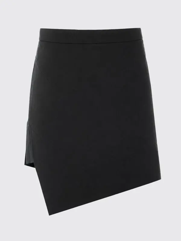 VIVIENNE WESTWOOD High-waisted Asymmetrical Cotton Mini Skirt