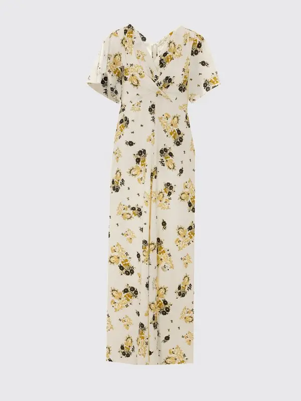 Isabel Marant Étoile Falja Floral Print Silk Long Dress