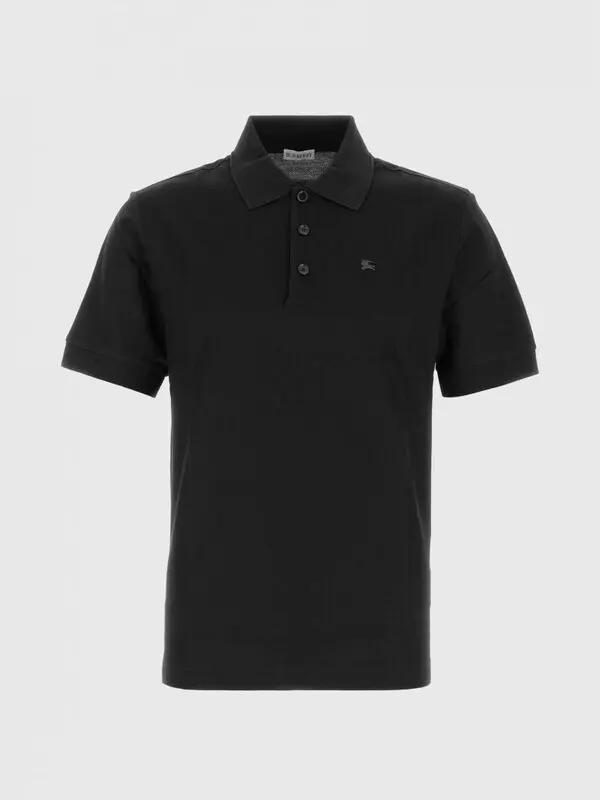 Burberry Polo Shirt In Cotton Piqué With Embroidered Ekd Logo