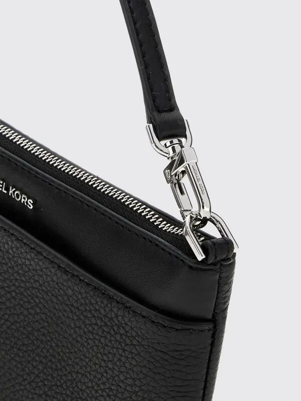 Michael Kors Textured Leather Handbag - Black
