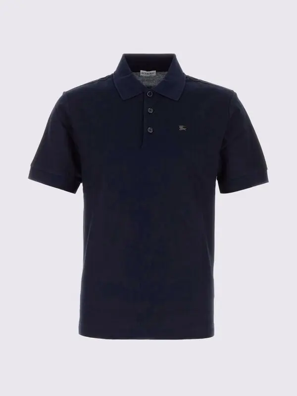 Burberry Polo Shirt In Cotton Piqué With Embroidered Ekd Logo