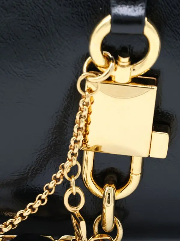 Dolce & Gabbana Shoulder Bag With Gold Tone Accents