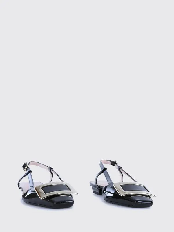 ROGER VIVIER Slingback Ballerina Flats With Buckle Detail