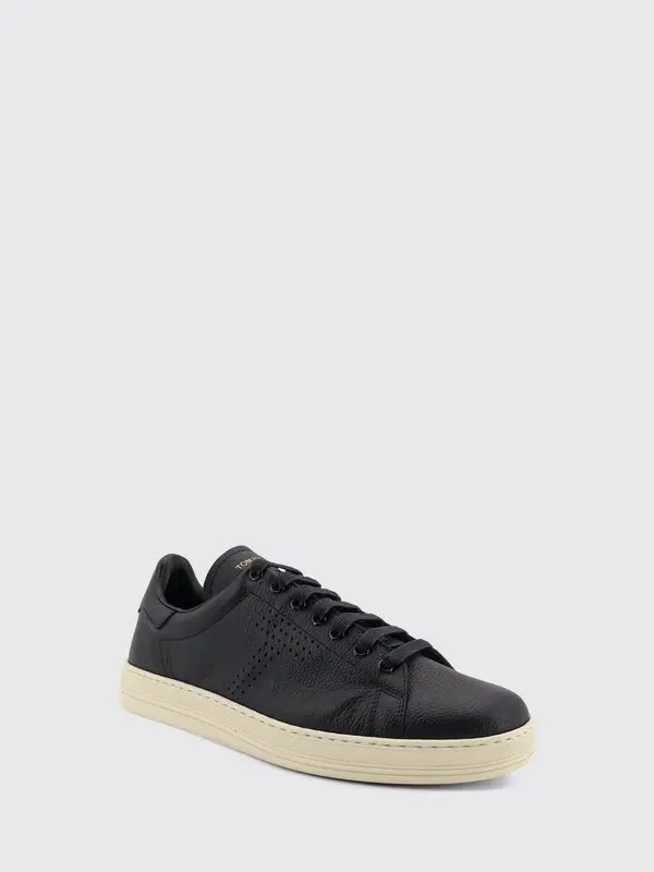 TOM FORD Grained Leather Sneakers