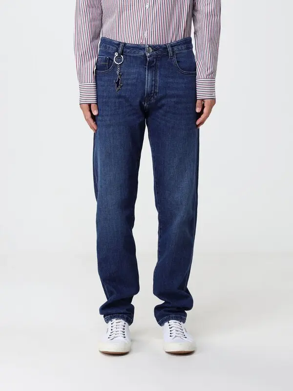 Paul & Shark Mid-rise Skinny Fit 5-pocket Jeans In Cotton Denim - Blue 1