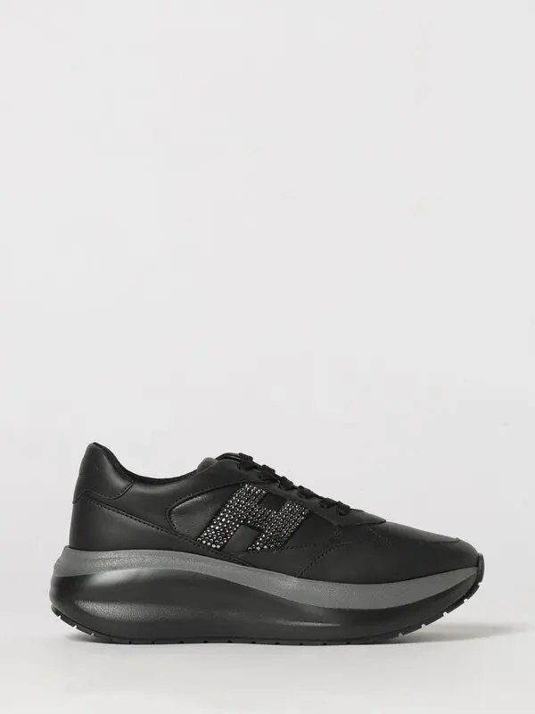 Hogan Maxi I Active Leather Sneakers - Black