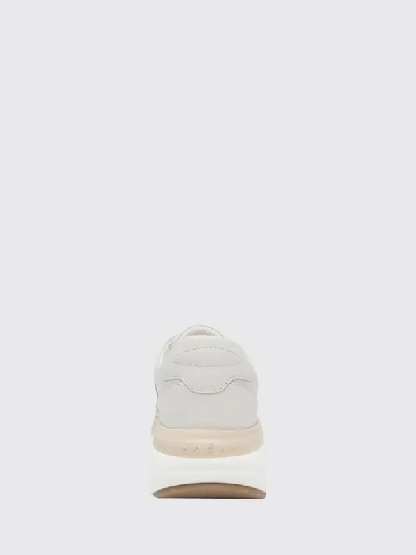 Hogan Maxi I Active Leather Sneakers With Rhinestone H Logo