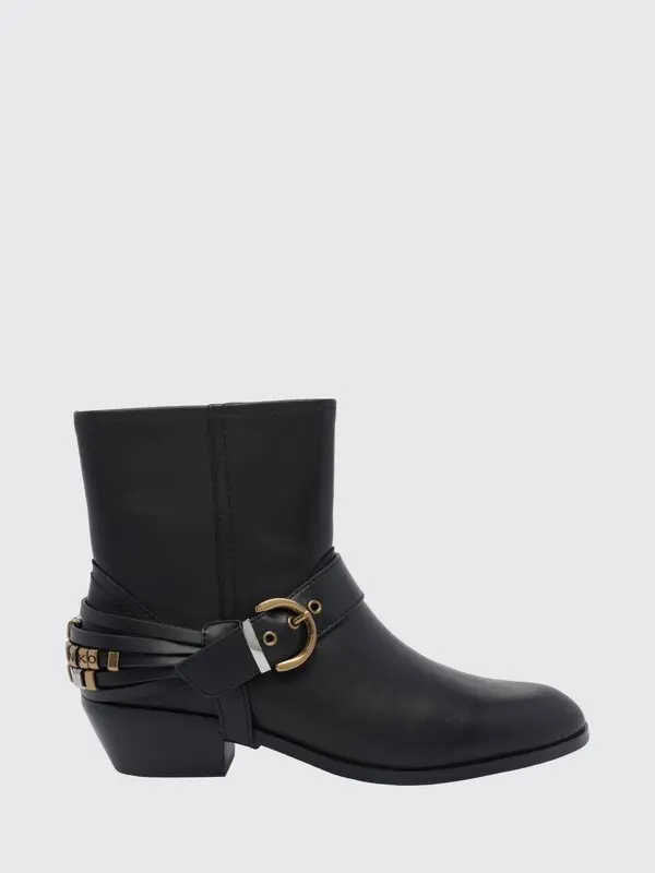 Pinko Buckled Ankle Boots