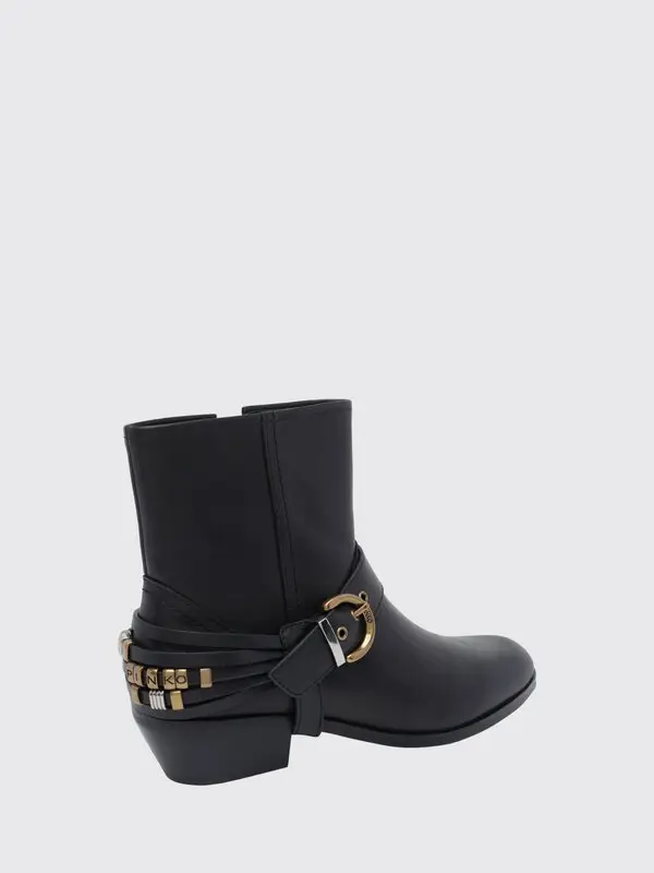 Pinko Buckled Ankle Boots