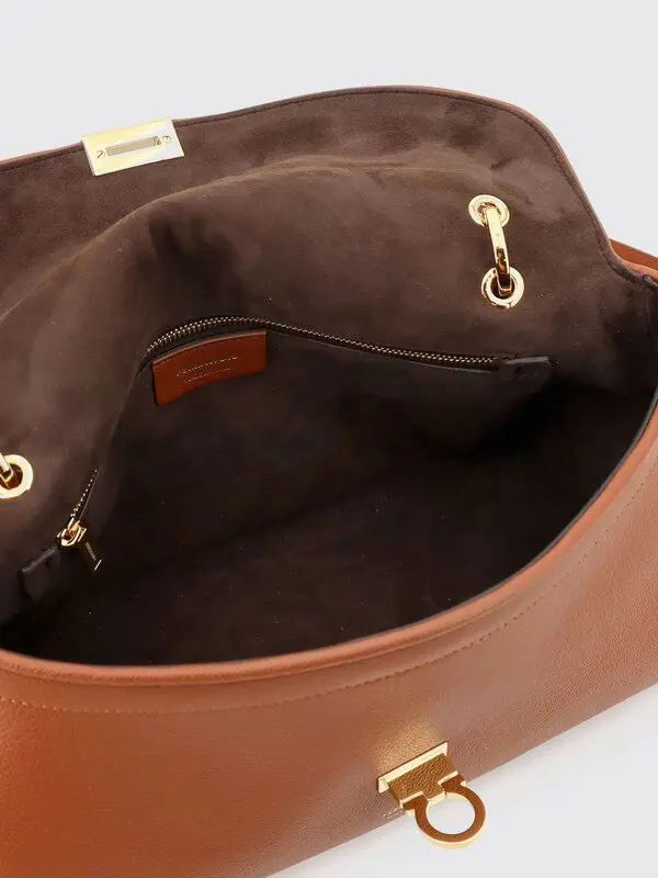 FERRAGAMO Gancini Lock Shoulder Bag